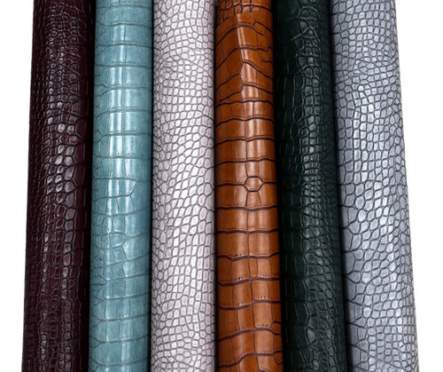 Faux Leather | Large Scale Crocodile | Simply Classic