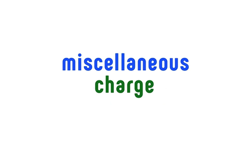 Miscellaneous charge | airandground
