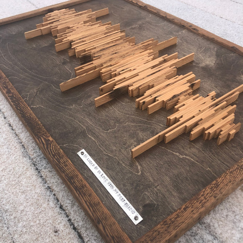 Custom Sound Wave Art -Reclaimed Wood | Creations East