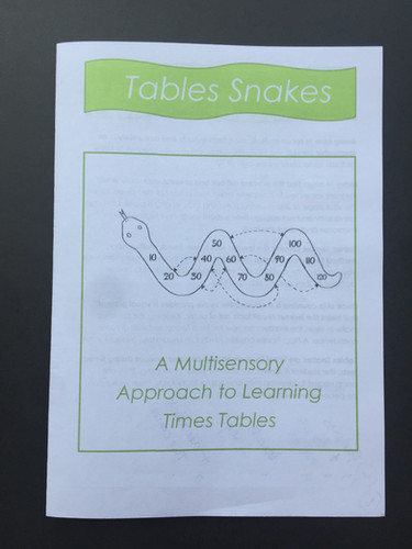 Downloadable Booklet & Tables Snakes for 2-10 Tables | The Winchester Tutor