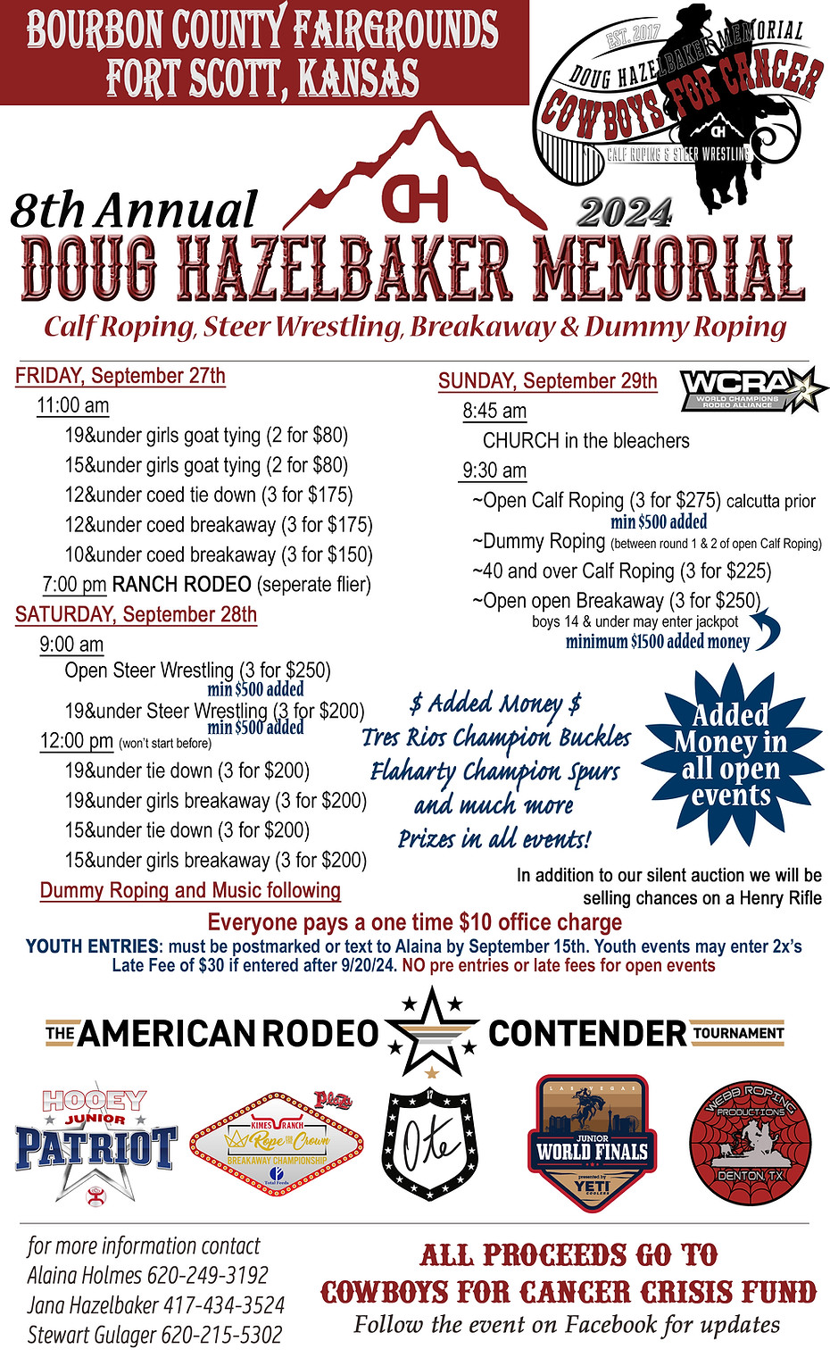 WRP - Current Schedule | Ultimate Calf Roping