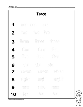 Free Matching Numbers Worksheets / Life and Homeschooling