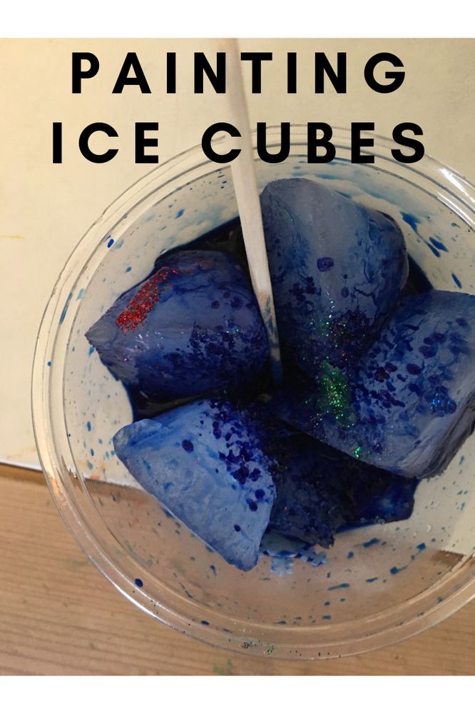 "Painting" Ice Cubes