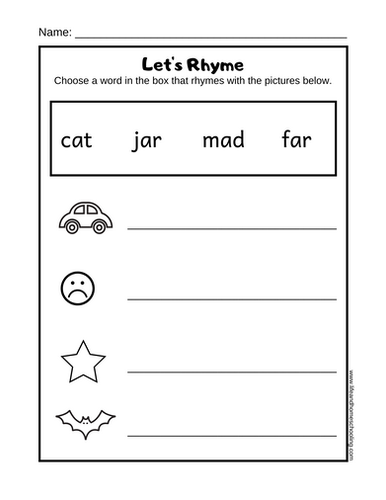 Let's Rhyme | lifeandhomeschooling