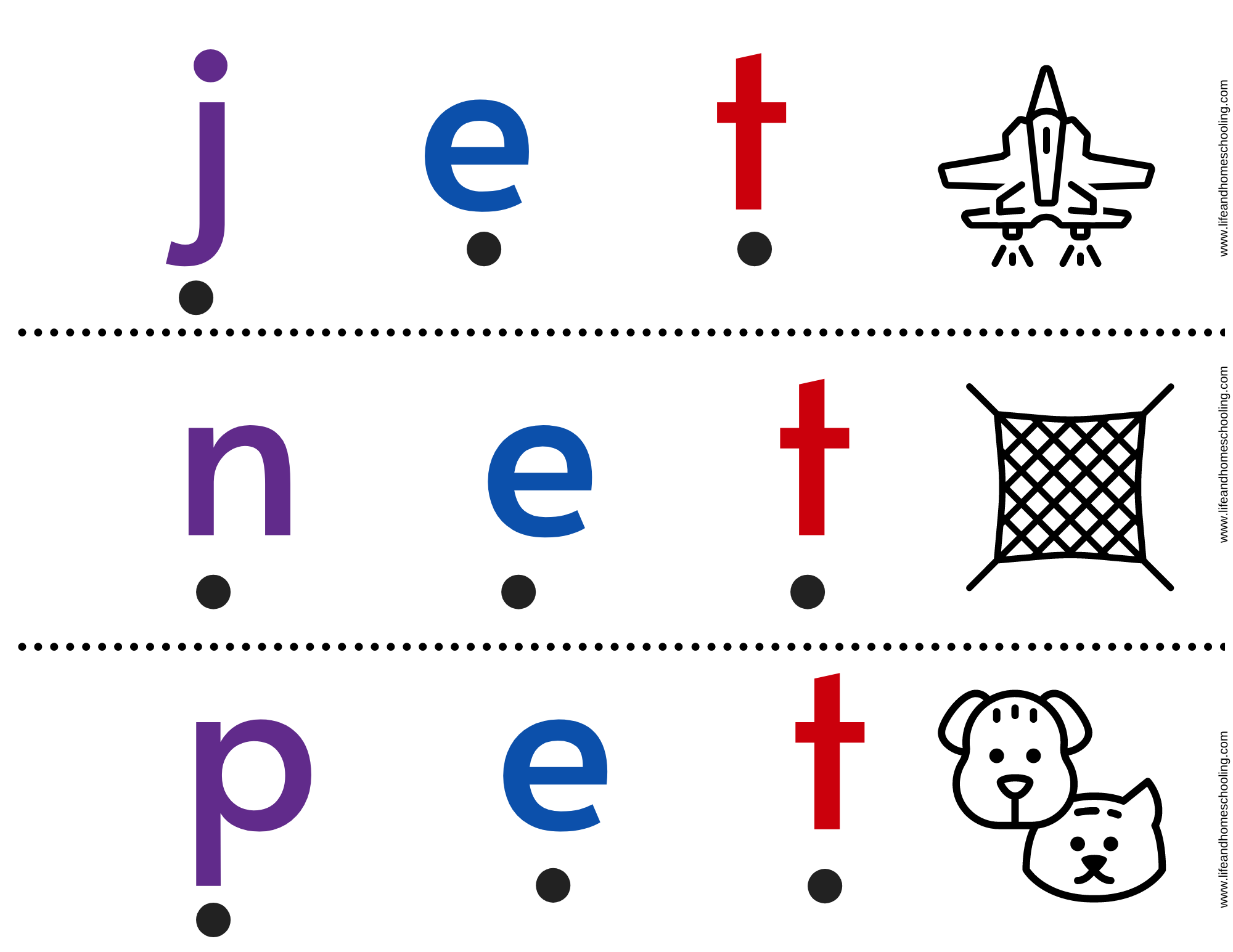 CVC Pocket Chart Printables | Phonics