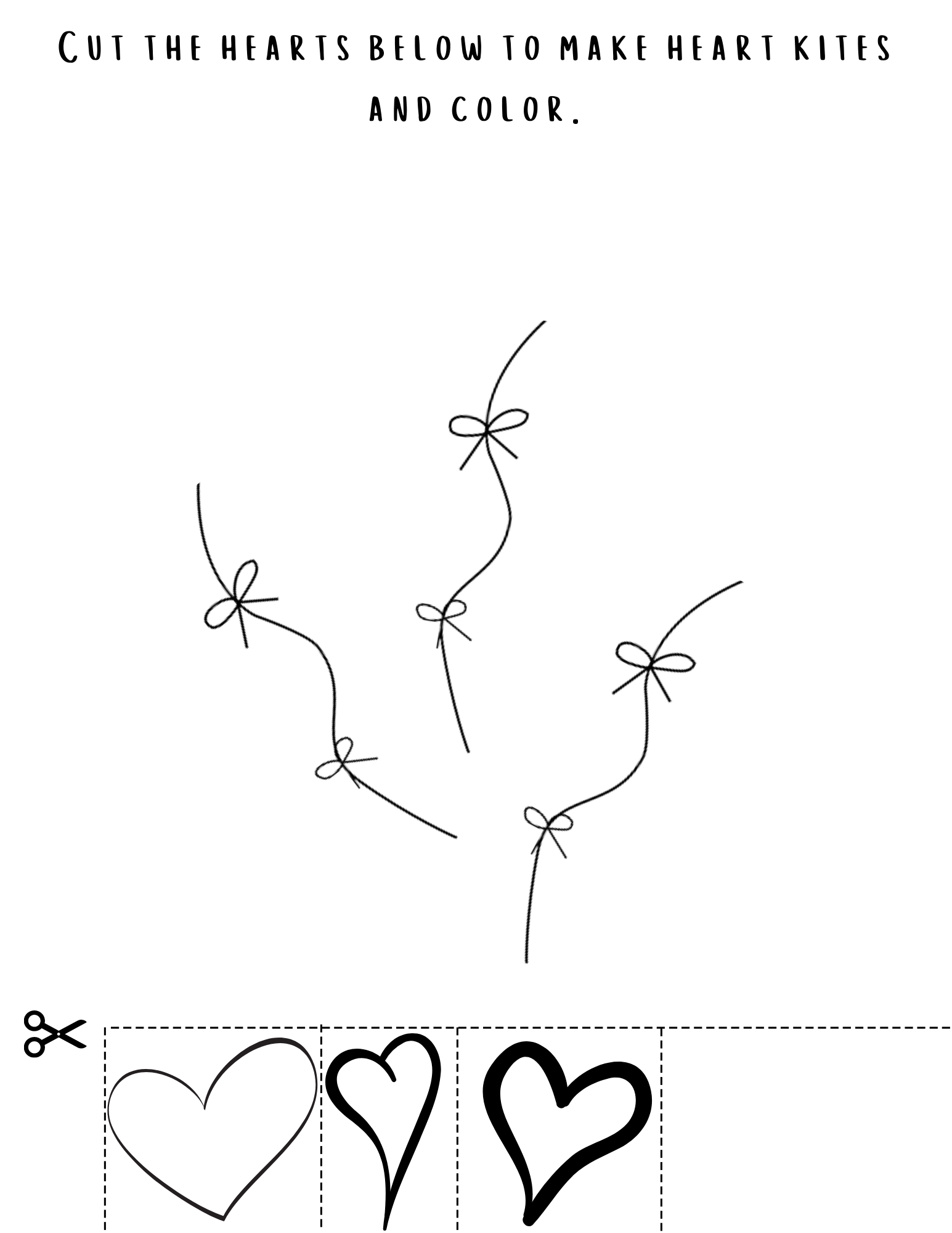 Free Preschool Valentine's Day Printable Activity