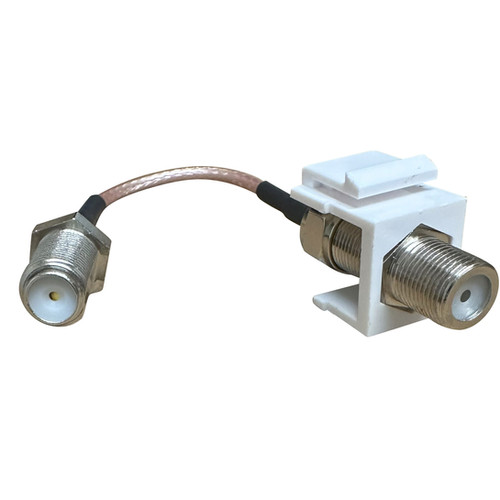 Coaxial Keystone Connector w/ Pigtail | diyTechDirect
