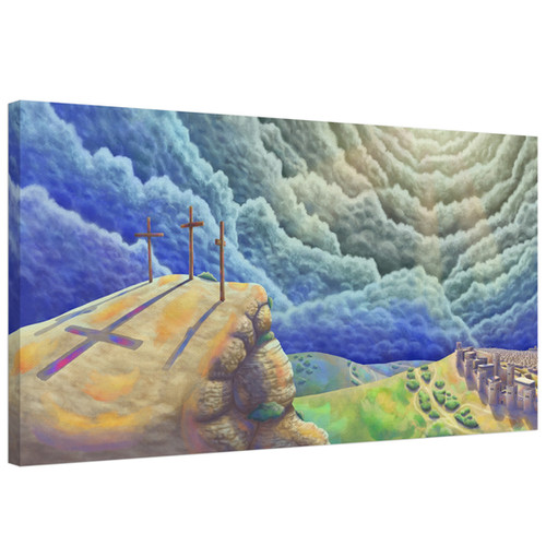 Canvas Print - "For God so Loved the World" | Gospel Art | Christian Art