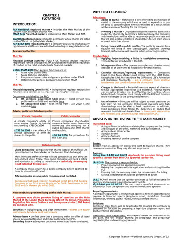 LPC Corporate Finance Workbook Summary notes 2022 | Brigitte's Notes ...