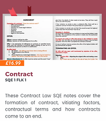 SQE Notes for Revision | Brigitte's Notes