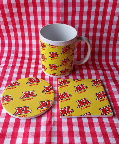 Ceramic Cheese XL Crisp Coaster | Go Your Own Way