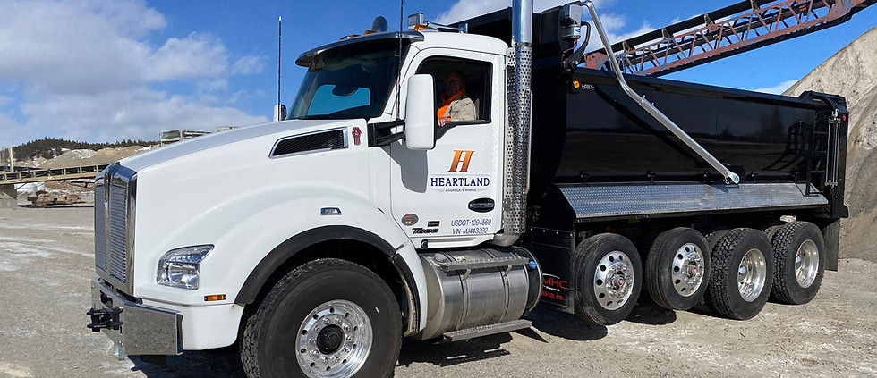 Aggregate Delivery | Heartland Aggregate Mining | Denver, Colorado