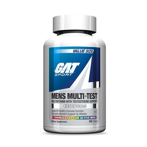GAT Sport Mens Multi+Test Multivitamin for men 150 Tablets | SPORTY ...
