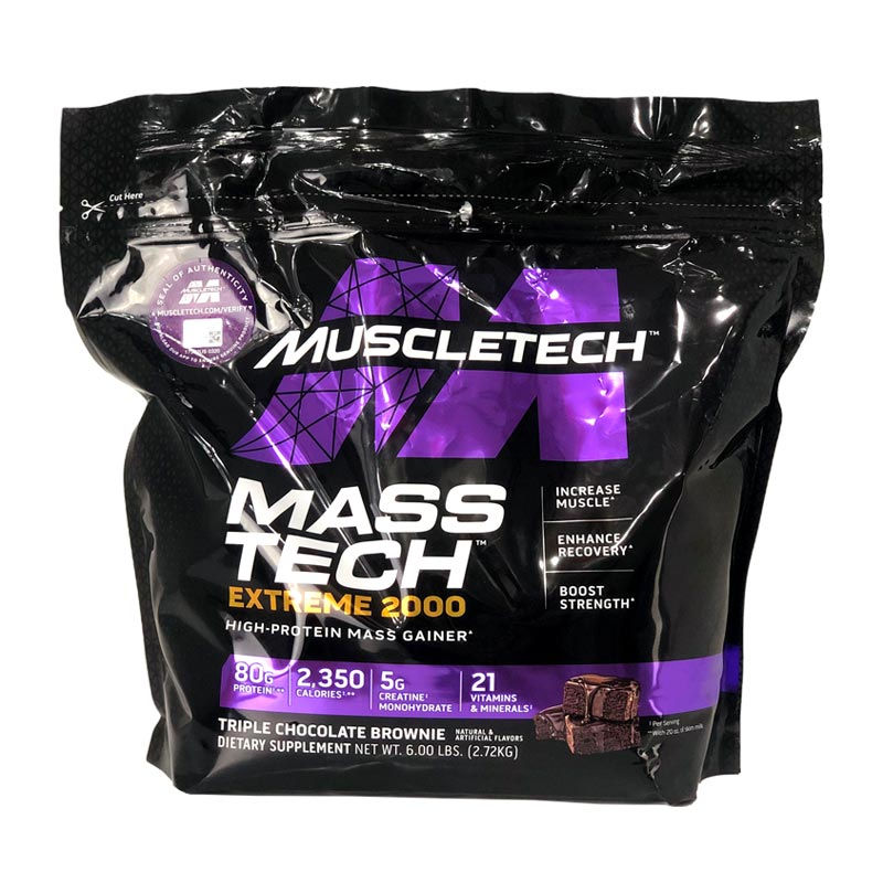 Muscletech Mass Tech Xtreme 2000 Mass Gainer 6 LB Bag | SPORTY ...