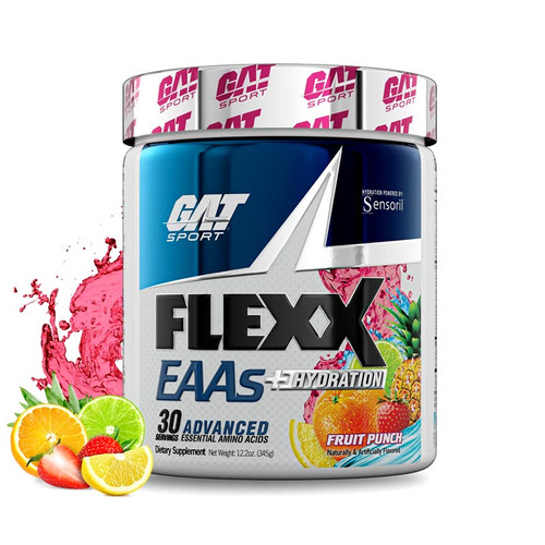 Gat Sport Flexx EAAs + Hydration Essential Amino Acids 30 Servings ...