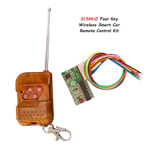 2262/2272 Four Channel Wireless Module With Remote Control 315MHz M4 ...