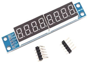 MAX7219 LED Module 8- Digit 7 Segment Digital LED Red Display Tube for ...