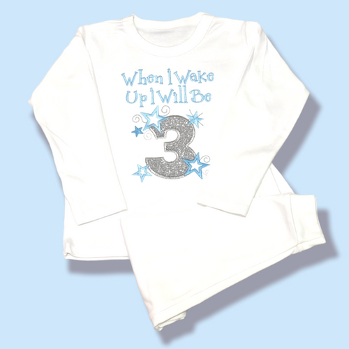 1st 2nd 3rd 4th BIRTHDAY PYJAMAS PJS | angelsembroidery