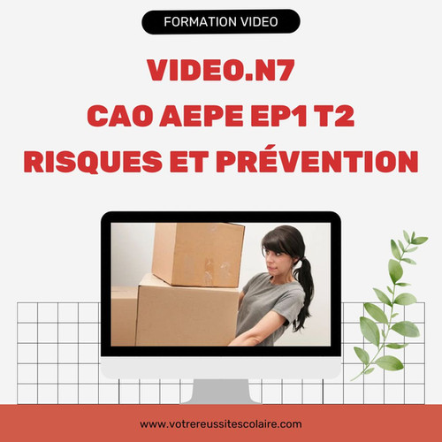 N°7 Vidéo : CAP AEPE EP1 : T2-2 LES RISQUES ET PREVENTION | V. Réussite Scolaire