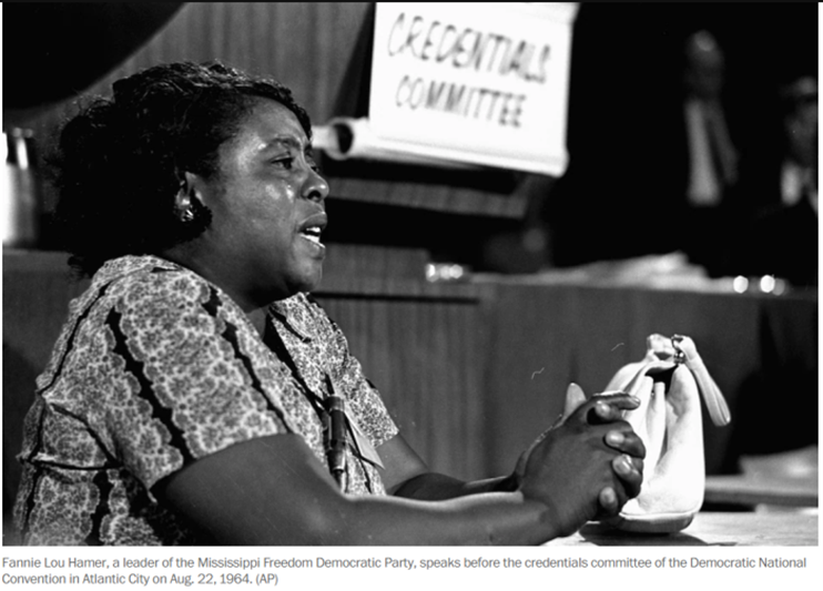 Fannie Lou Hamer: The woman who was sick and tired of being sick and tired.