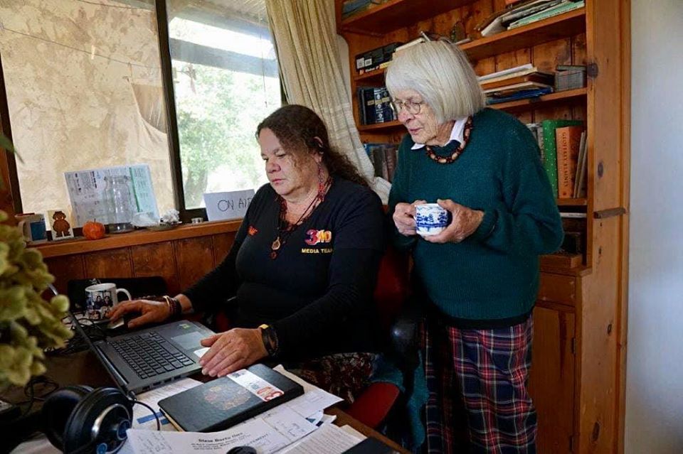 3KND's Communications Officer Erica Higgins is working from home