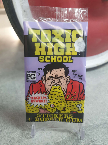 sealed pack toxic high school trading cards | RETRO BRISTOL
