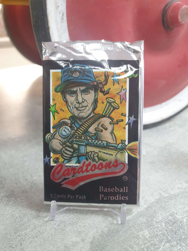 sealed pack cardtoons trading cards | RETRO BRISTOL