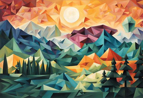 Cubism Landscape | Picture World