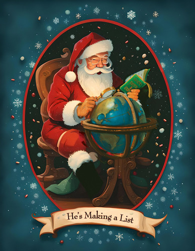 Santa Making A List | Picture World