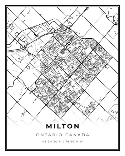 Milton Map | Picture World
