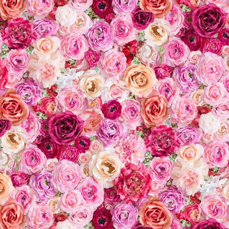 Bellerose - Multi Large Packed Roses | On The Bias Designs