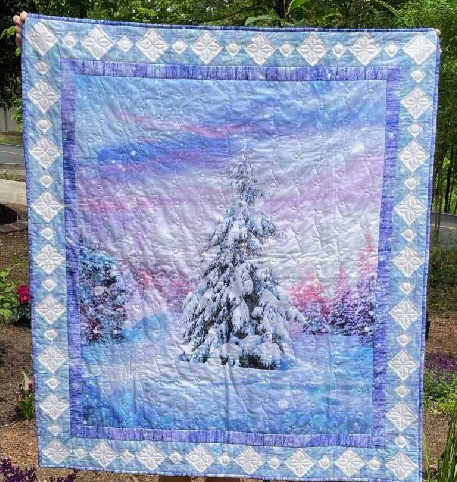 Quilted Garden Designs - Snowdrops | On The Bias Designs