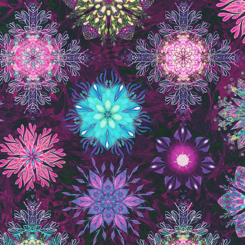 Robert Kaufman Fabrics - Calixta - Amethyst Medallion | On The Bias Designs