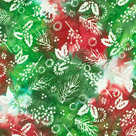 Holly Holiday Batik | On The Bias Designs