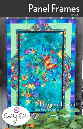 Swirly Girls Design - Panel Frames Quilt Pattern | On The Bias Designs