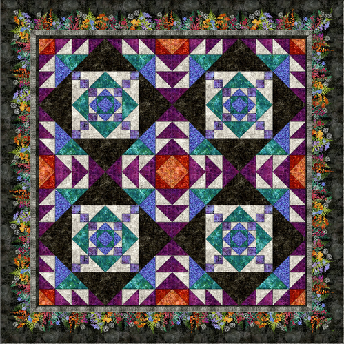 Harmonious - Dark Edit Quilt Kit | On The Bias Designs