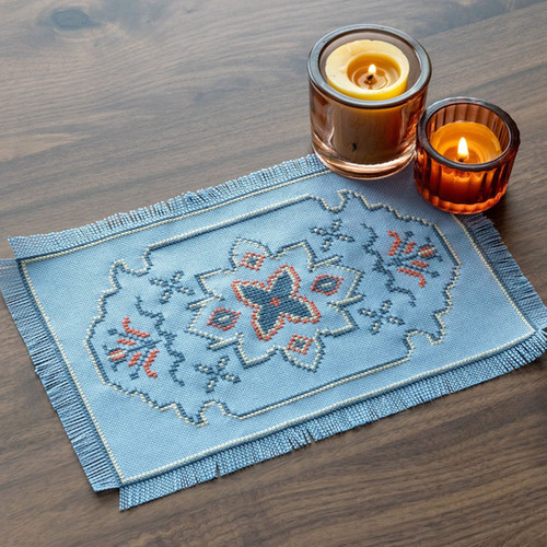 Avlea Folk Embroidery - BitKit Asteria Cross Stitch Embroidery Kit | On ...