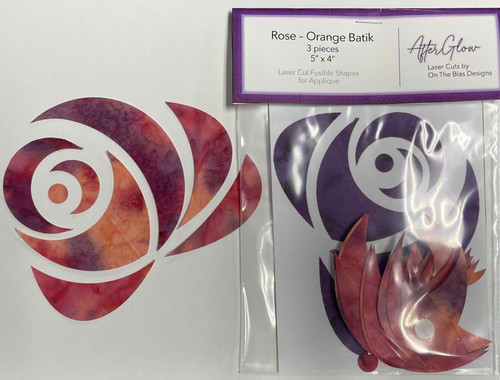 Rose-Orange Batik Laser Cut by AfterGlow | On The Bias Designs