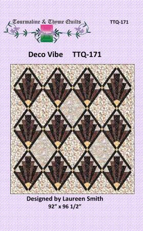 Tourmaline & Thyme Quilts - Deco Vibe Pattern | On The Bias Designs