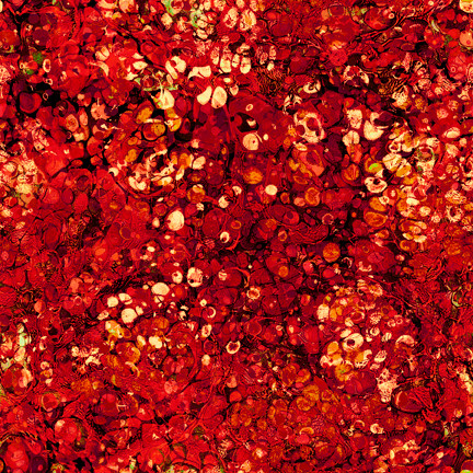 1 Yard Pre-cut - Dragon Fyre - Dragon Scale Red | On The Bias Designs