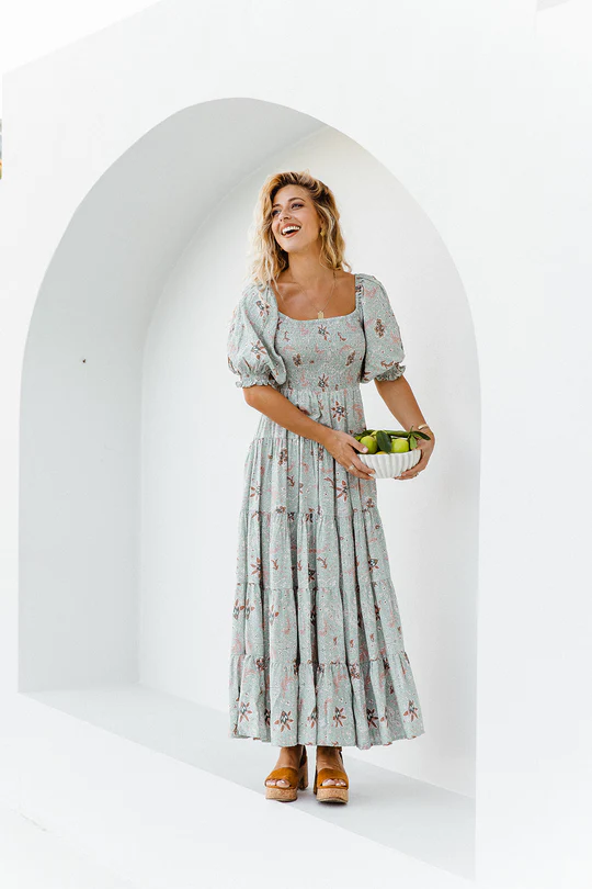 Flora Maxi Dress - Print | Gypsy Come Home