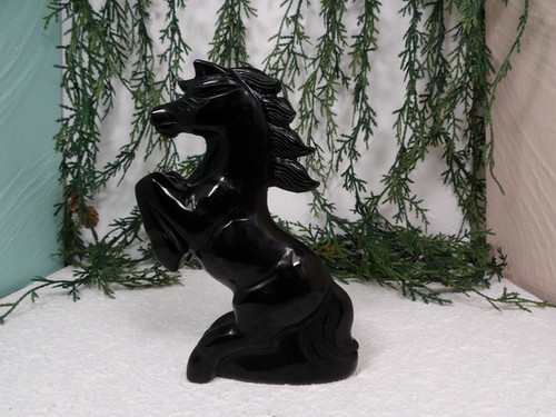 Black Obsidian Horse | C & S LLC