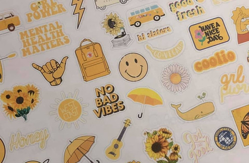 Mellow Yellow Sticker Pack | Aestickables