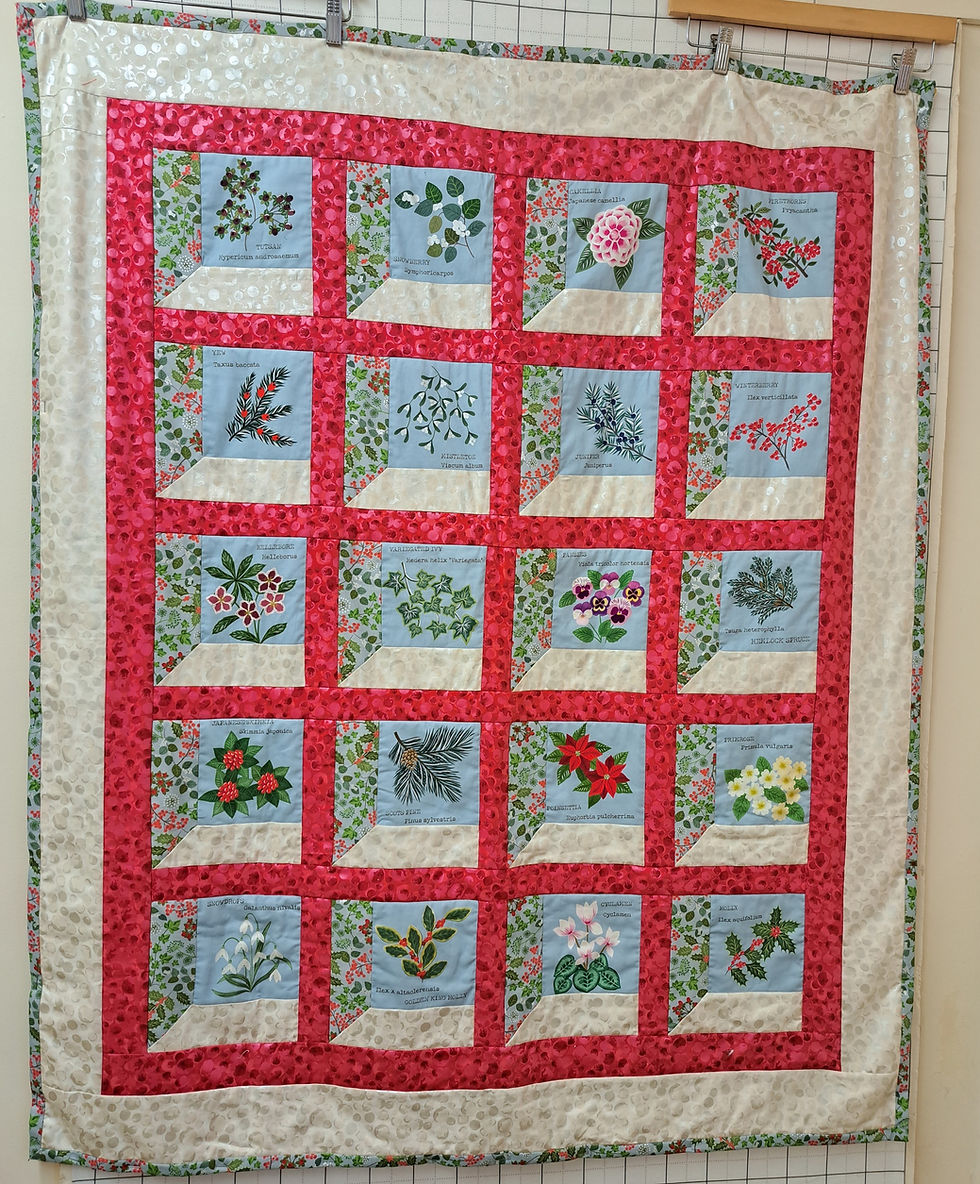 Granny's Attic Window Quilt Kit | zigzags