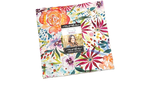 Coming Up Roses layer cake | zigzags