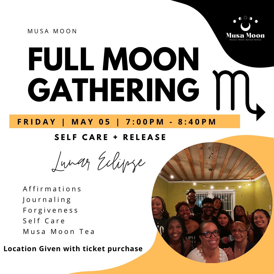 Full Moon in Scorpio + Lunar Eclipse | musamoon