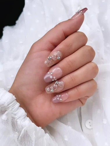 Mid-Length Nails | Gemeaux Beauty