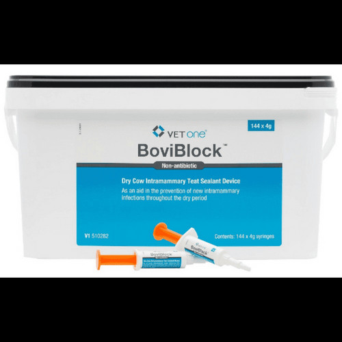 BoviBlock Dry Cow Intramammary Teat Sealant Device, Non-Antibiotic, 4gm ...