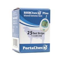 BHBCheck Plus Blood Ketone Test Strips, 25 Count, Vetone TD-4207 | Mysite