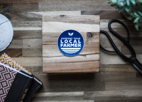 Support Your Local Farmer Sticker | My Site